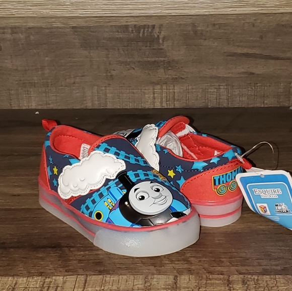 Thomas & Friends | Shoes | Thomas Friends Blue Canvas Slipon Shoes ...